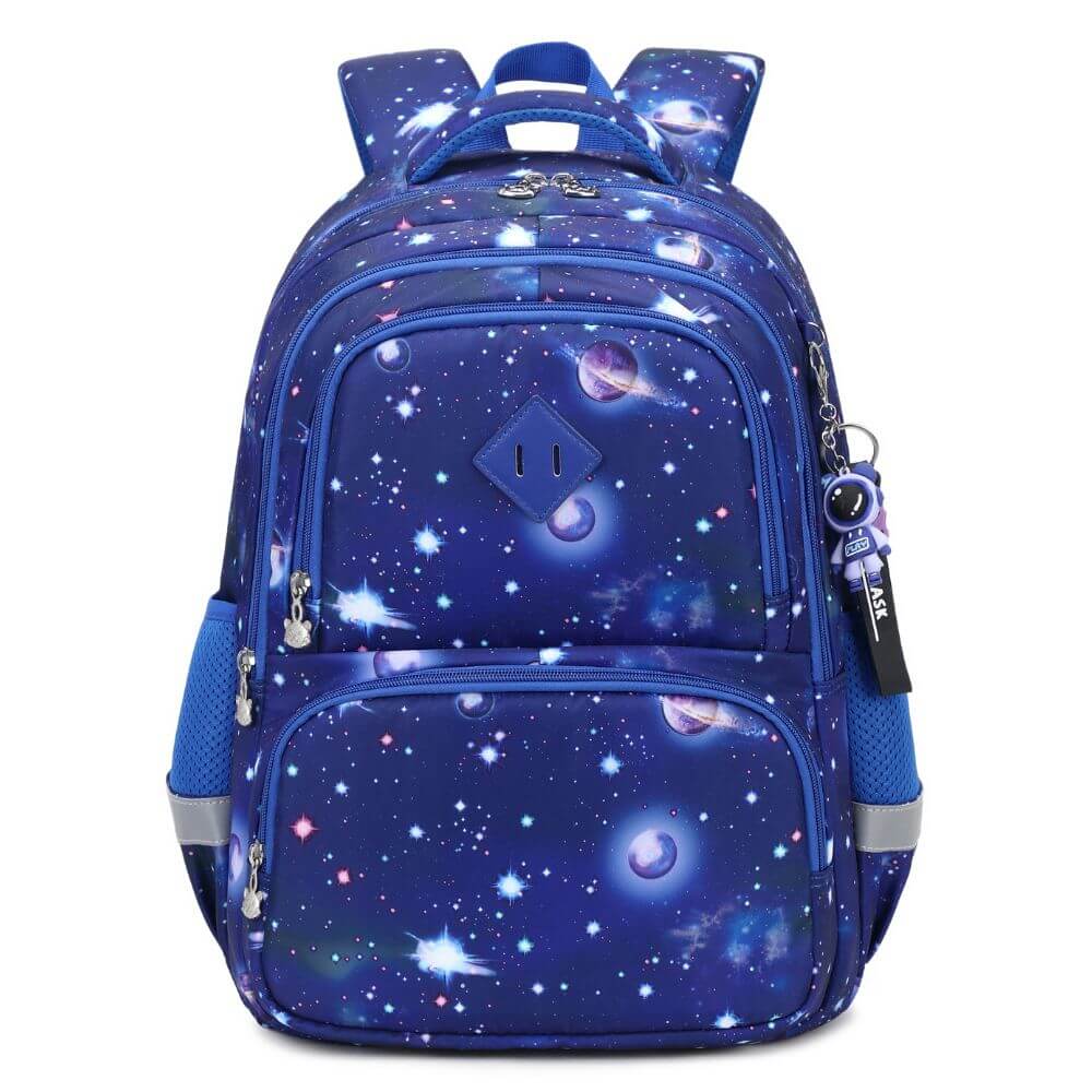 Blue Galaxy Backpack for Boys NZ | Large-Capacity Kids School Backpack