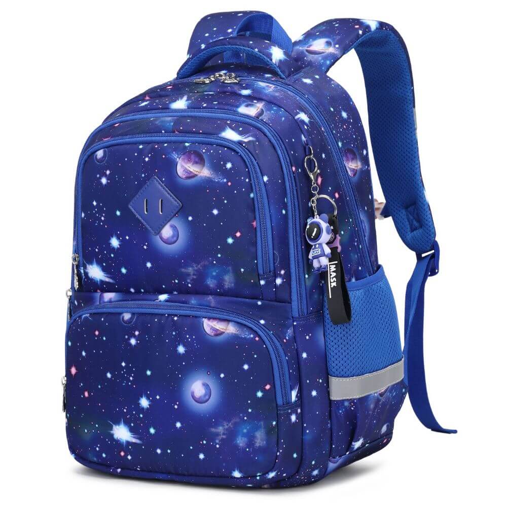 Blue Galaxy Backpack for Boys NZ | Large-Capacity Kids School Backpack