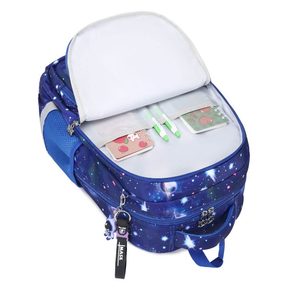 Blue Galaxy Backpack for Boys NZ | Large-Capacity Kids School Backpack