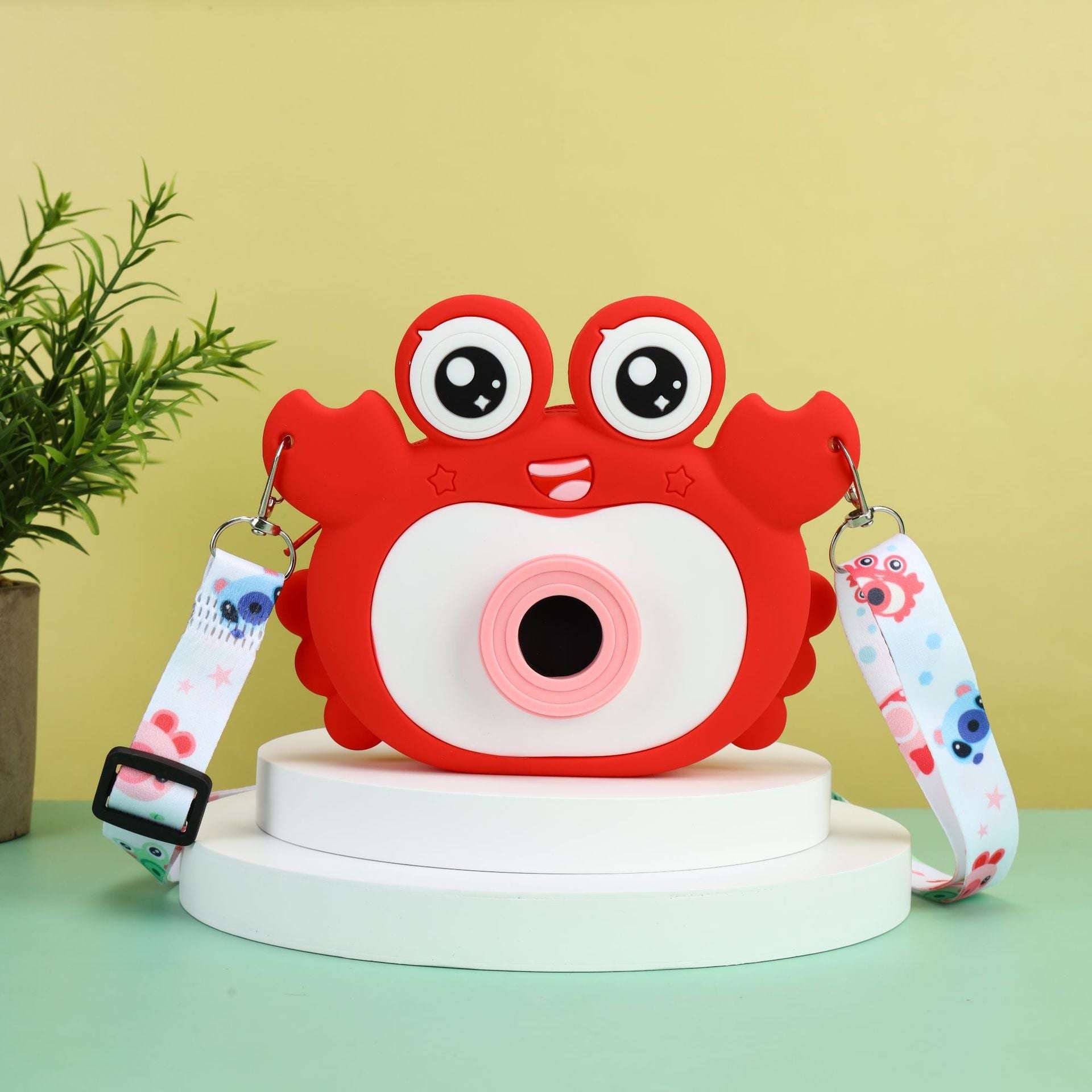 Cute Crab Kids Coin Purse Pop It Fidget Toy for Girls | Happy Kid