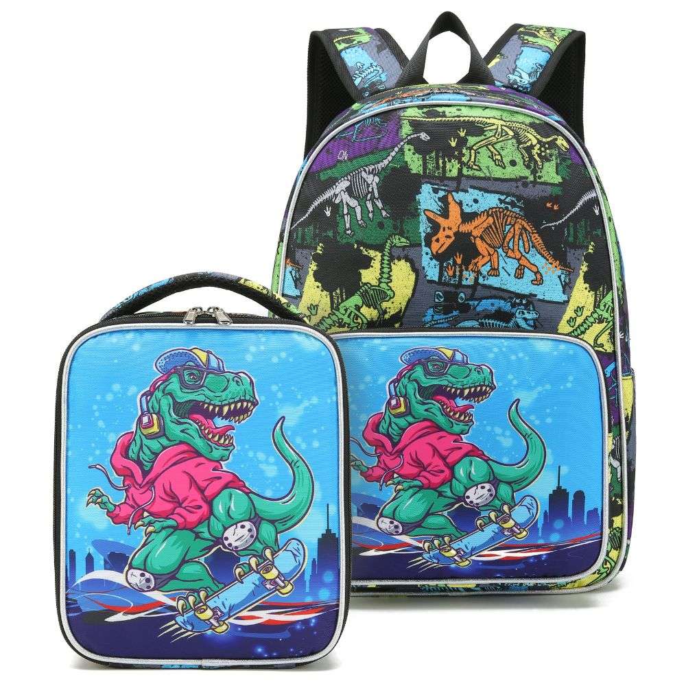 Kids Cute Cartoon Dinosaur Backpack School Bag for Boys NZ | Happy Kid