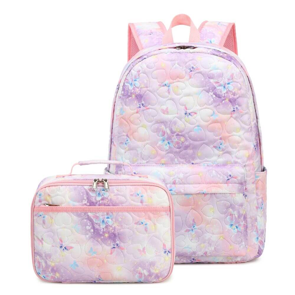 School Bag Set for Girls & Kids Backpack NZ | Butterfly | Happy Kid