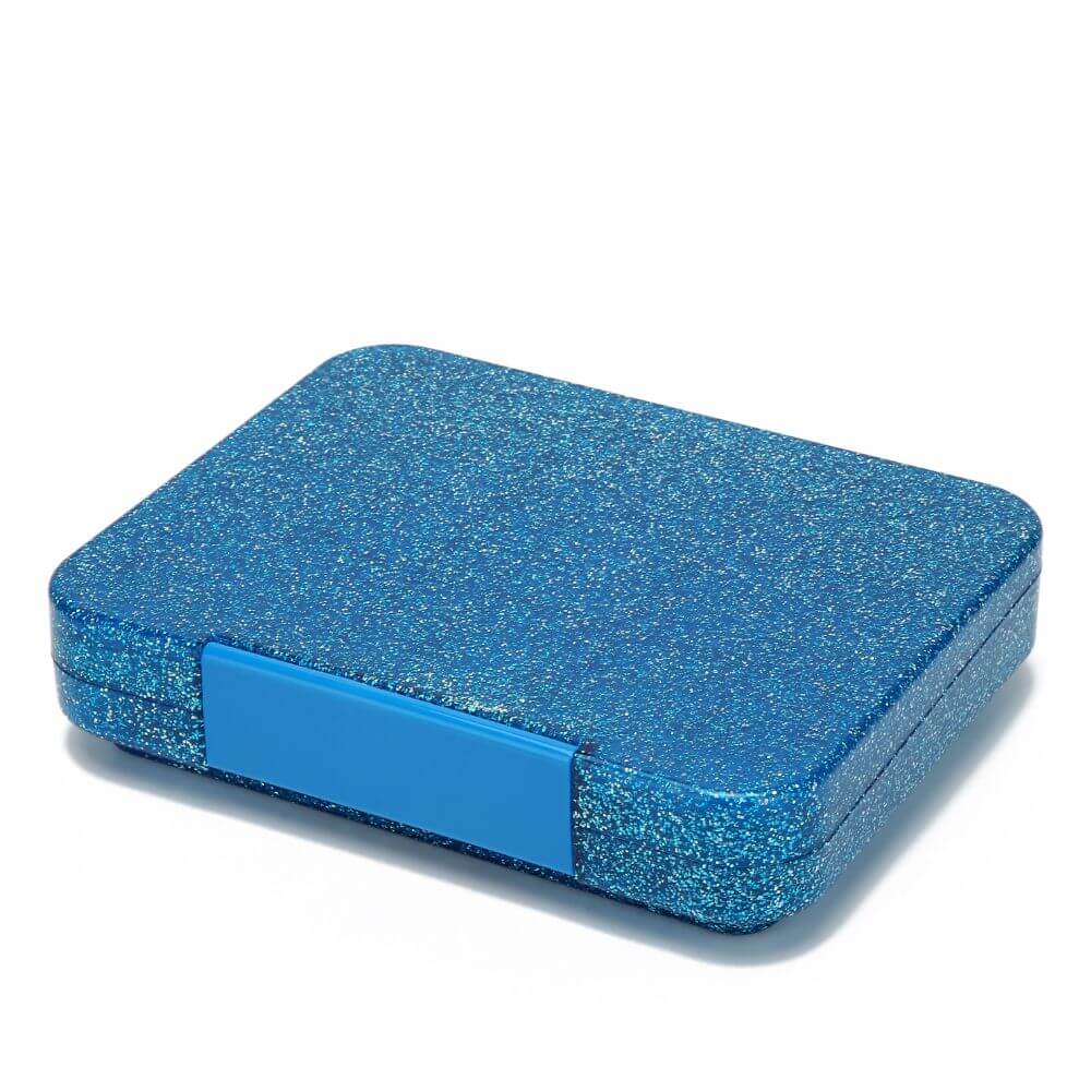 Large Glitter Kids Bento Lunch Boxes for School with 6 compartments