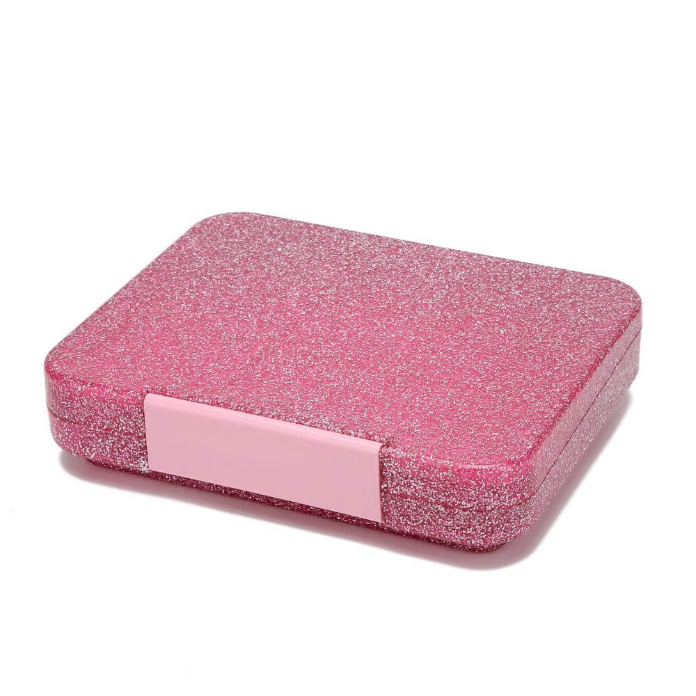 Large Glitter Kids Bento Lunch Boxes for School with 6 compartments
