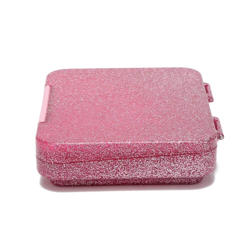 Large Glitter Kids Bento Lunch Boxes for School with 6 compartments