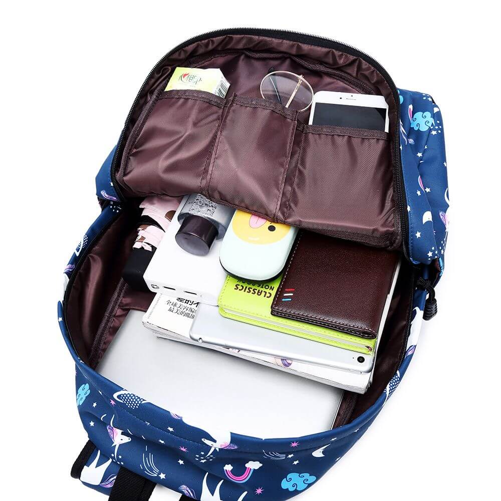 Happy Kid Unicorn School Bag NZ–Kids & Girls Backpack with Unicorn Print
