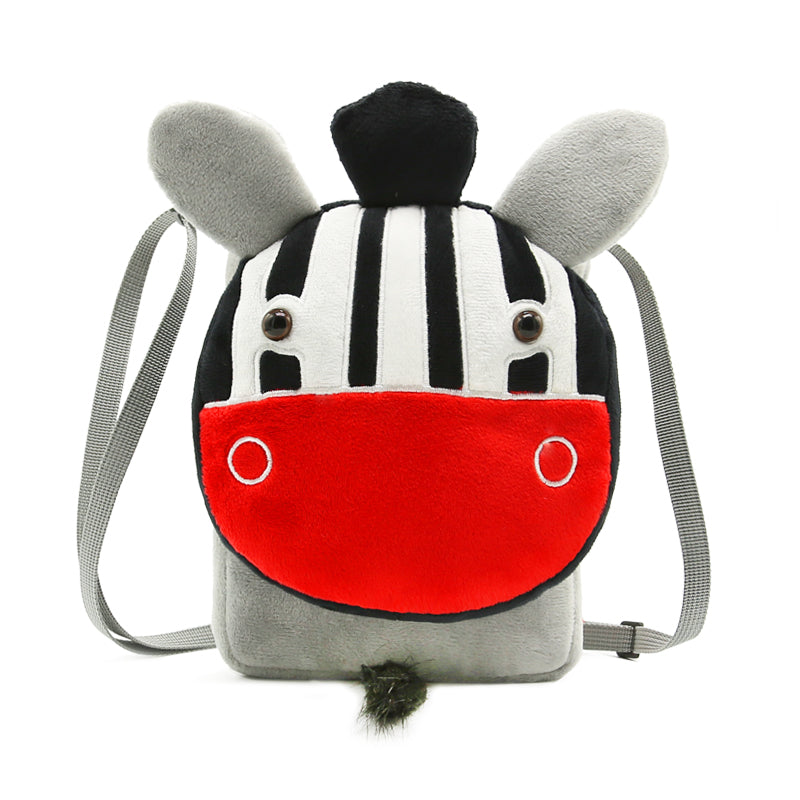 Kids Mini Coin Purse & Wallet with Strap & zipper-Zebra | Happy Kid