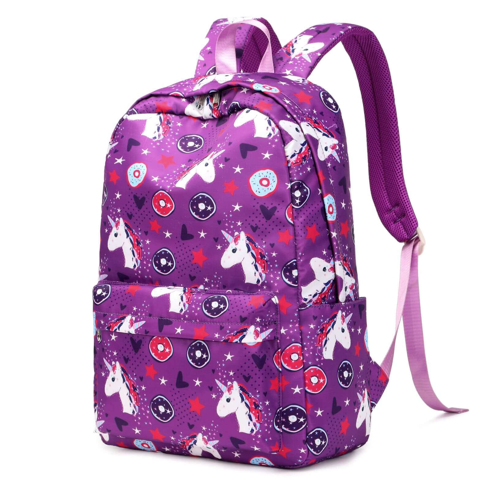 Pink & Purple Star Unicorn Kids School Bags & Backpacks NZ | Happy Kid