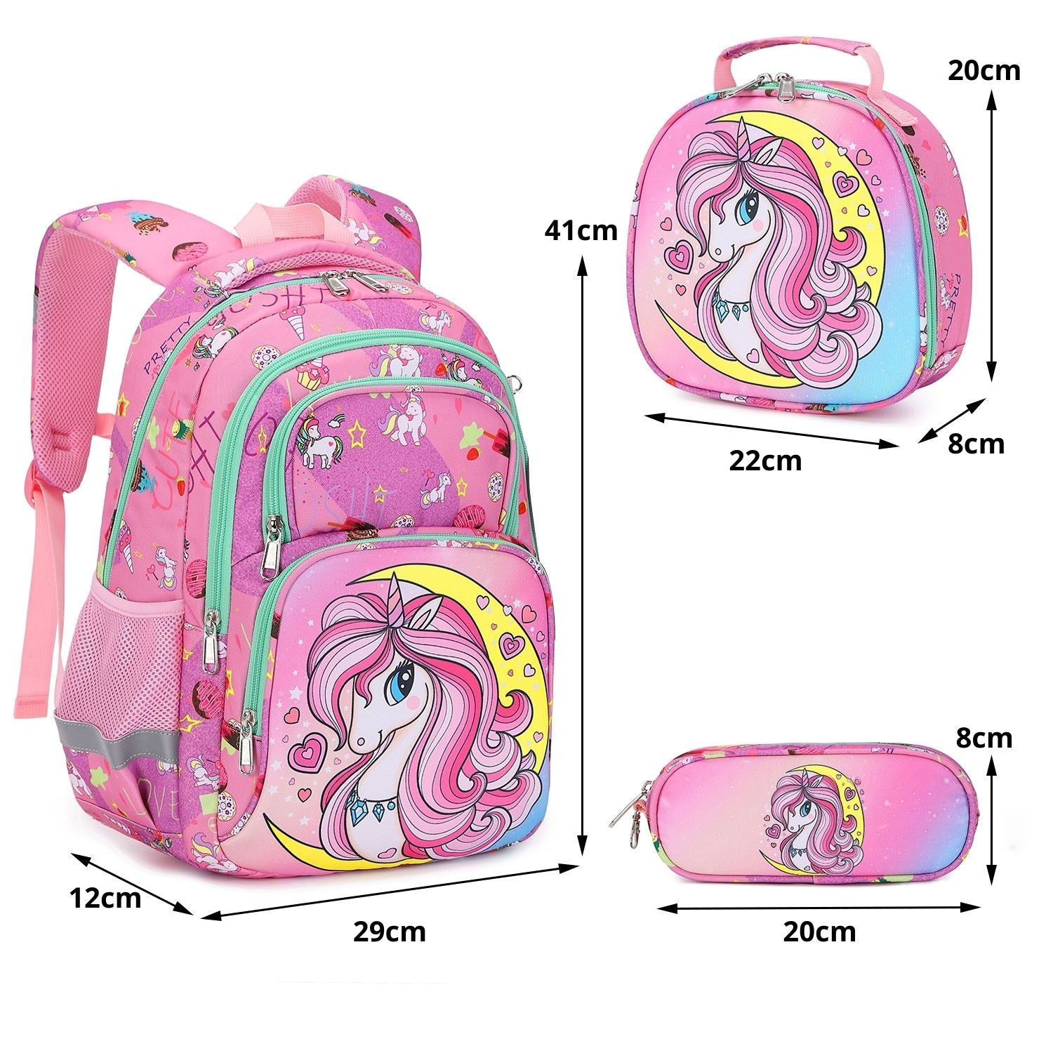 School Bags for Girls NZ & Kids Unicorn Backpack | Happy Kid