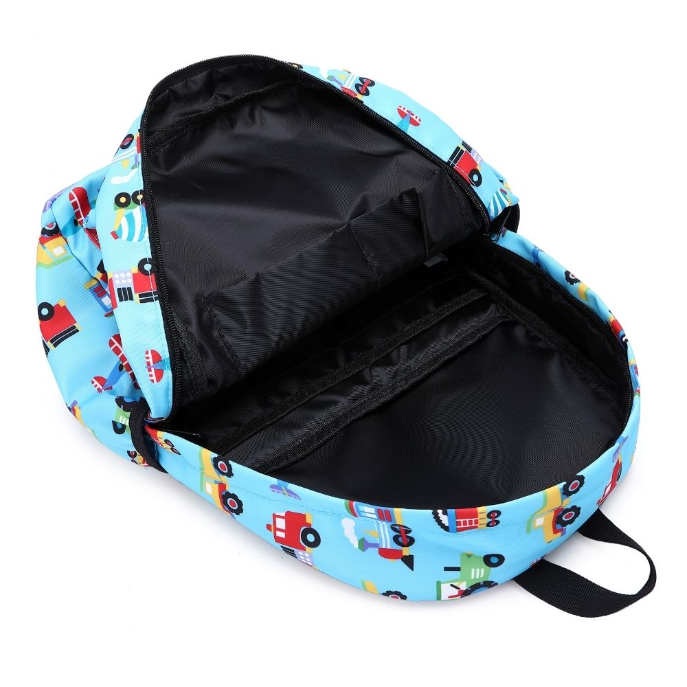 School Bags for Boys NZ & Kids Backpacks - Blue Mini Car | Happy Kid